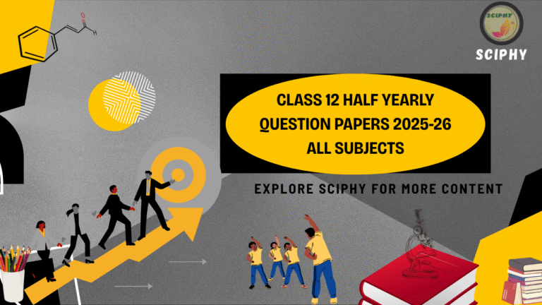 CLASS 12 HALF YEARLY QUESTION PAPERS ALL SUBJECTS 2025-26 - Sci Phy
