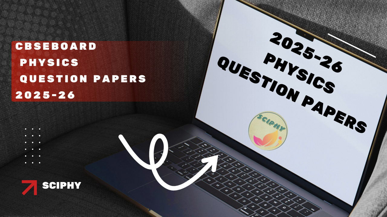 CLASS 12 CBSE BOARD PHYSICS QUESTION PAPERS 2025 -26 - Sci Phy